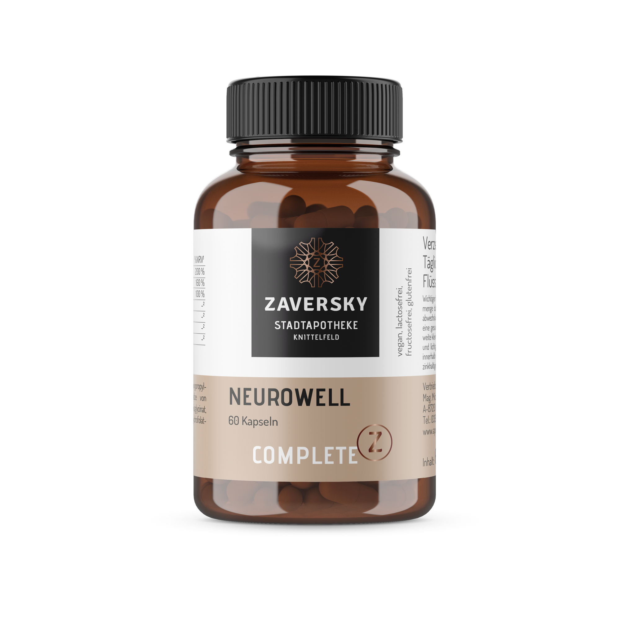 Neurowell Kapseln - der Nervenkomplex mit Citicolin & PEA