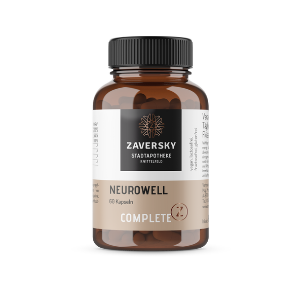 Neurowell Kapseln - der Nervenkomplex mit Citicolin & PEA